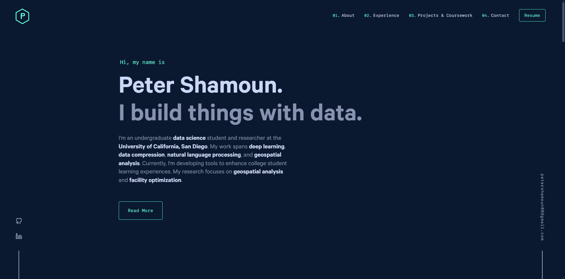 Peter Shamoun | Data Scientist & Researcher